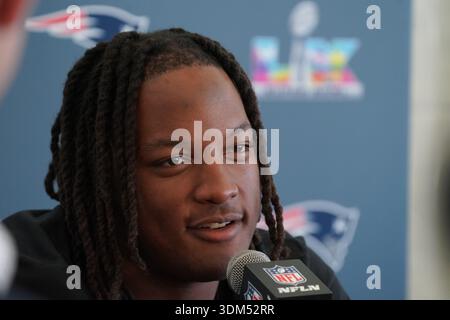 Jared Wilson During the New England Patriots Press Conference at the ...