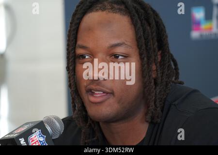 Jared Wilson During the New England Patriots Press Conference at the ...