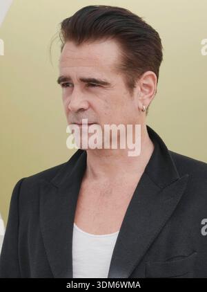 Colin Farrell at arrivals for Apple TV Press Day, Barker Hangar, Santa ...