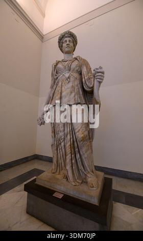 Collection of classical statues from the Hellenistic era displayed at ...