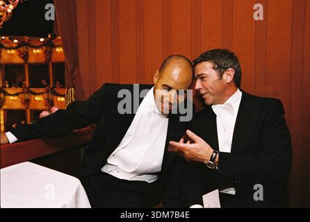 Vienna Opera Ball 2002 in Vienna, Austria, Jörg HAIDER and Saif Al ...