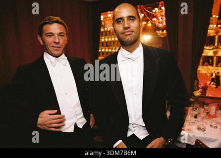 Vienna Opera Ball 2002 in Vienna, Austria, Jörg HAIDER and Saif Al ...