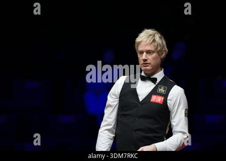 Australian snooker player, Neil Robertson during a game at the 2026 ...