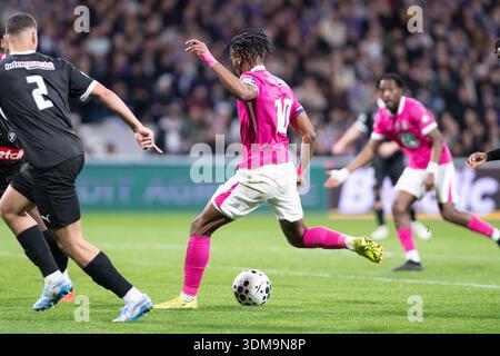 Yann Gboho of Toulouse during the French Cup, round of 16 football ...