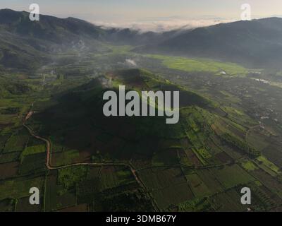 Aerial View of Chu Dang Yga Volcano in Vietnam’s Central Highlands ...