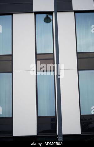 Modern architecture details featuring industrial wire mesh ceiling ...
