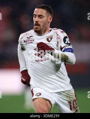 Monza, Italy, 4th February 2026. Alieu Njie of Torino FC during the ...