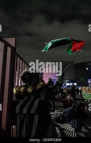 MILAN - Students at the State University protest the passing of the ...