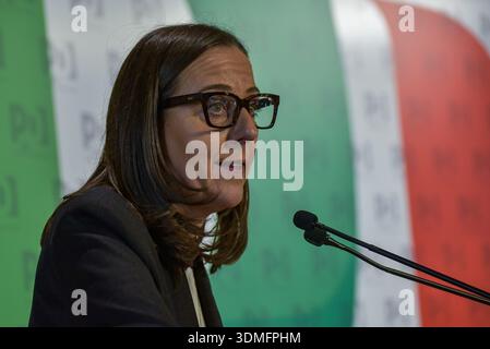 Florence Mayor Sara Funaro speaks during the PD National Conference ...