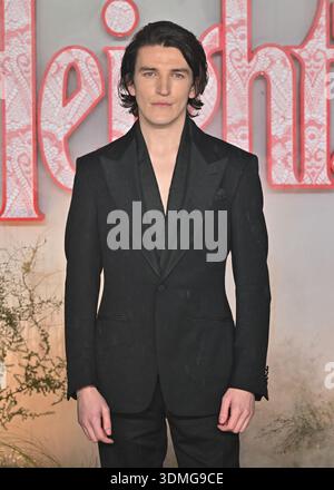 EWAN MITCHELL attends the UK premiere of 'Wuthering Heights' at Odeon ...