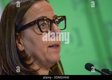 Florence Mayor Sara Funaro speaks during the PD National Conference ...