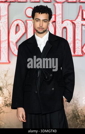 Archie Madekwe at the premiere of the film 'Wuthering Heights ...