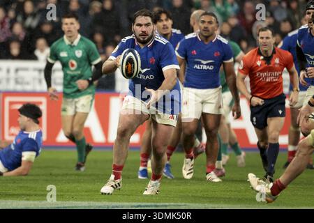 Regis Montagne during the Six Nations Championship rugby match France ...