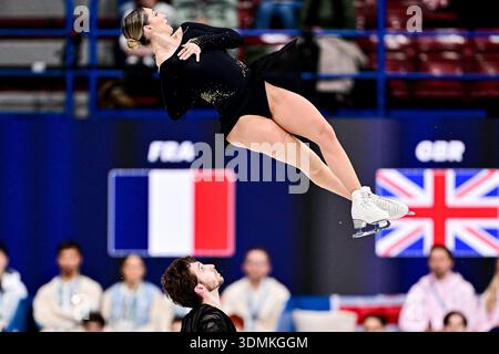 CONTI Sara / MACII Niccolo (ITA) during Figure Skating - TEAM ...