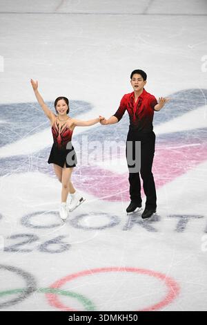 MIURA Riku / KIHARA Ryuichi (JAP) during Figure Skating, Olympic Winter ...