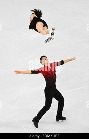 MIURA Riku / KIHARA Ryuichi (JAP) during Figure Skating, Olympic Winter ...