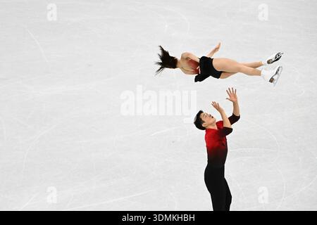 MIURA Riku / KIHARA Ryuichi (JAP) during Figure Skating, Olympic Winter ...