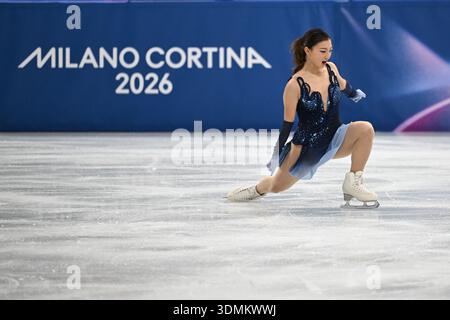 SAKAMOTO Kaori (JAP) during Figure Skating, Olympic Winter Games Milano ...