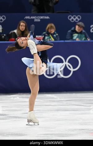 SAKAMOTO Kaori (JAP) during Figure Skating, Olympic Winter Games Milano ...