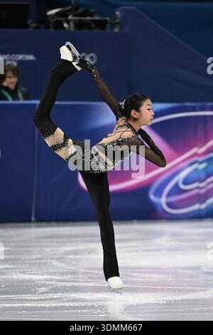 ZHANG Ruiyang (CHN) during Figure Skating - TEAM competition , Olympic ...