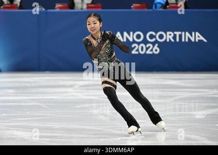 ZHANG Ruiyang (CHN) during Figure Skating - TEAM competition , Olympic ...