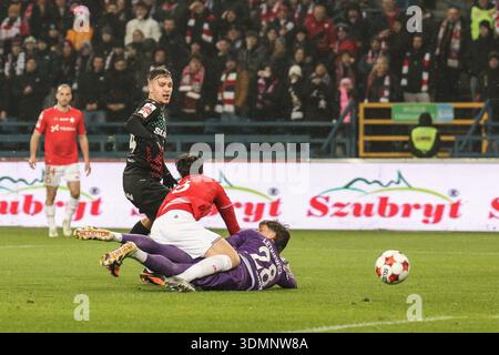 Krakow, Poland, 6th February, 2026, football 2025 2026 Betclic 1 Liga ...