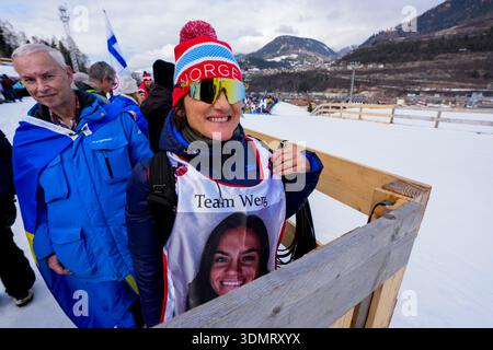 Val di Fiemme, Italy 20260207. Cross-country 20 km Skiathlon for women ...