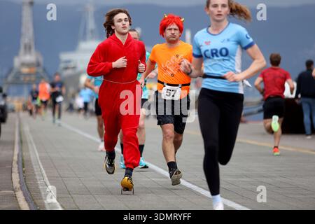 Citizens dressed in costumes participated in the traditional carnival ...
