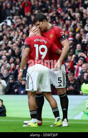 Harry Maguire #5 of Manchester United F.C. in action during the Premier ...