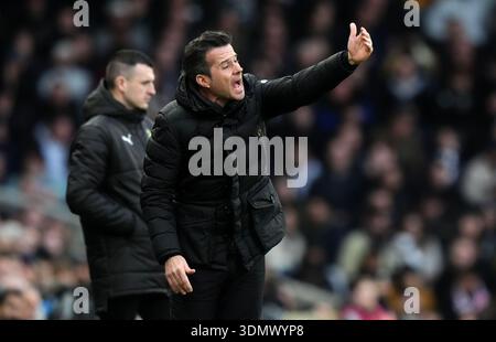 Marco Silva, Manager of Fulham during the Fulham v Everton Premier ...