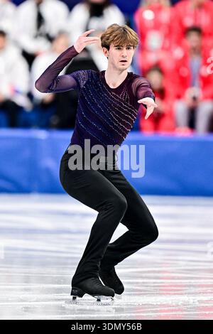 Edward APPLEBY (GBR), during Team Event - Men Single Skating Short ...