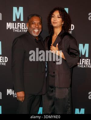 Roy Hart and Kyra Lewis attend the Platinum 20: A New Era VIP Press ...