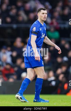 Michael Keane of Everton during the Fulham v Everton Premier League ...