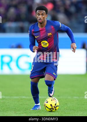 Alejandro Balde of FC Barcelona during the La Liga EA Sports match ...