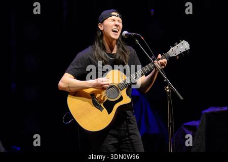 Brooke Lee performs on Hollywood, Florida, on February 6, 2026 Stock ...