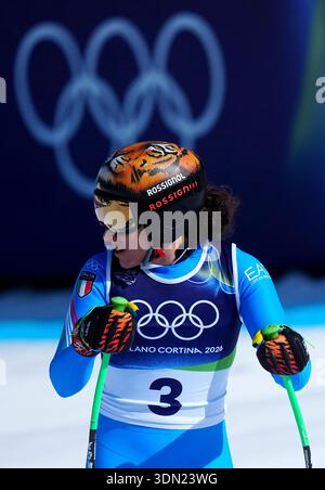 08 February 2026, Italy, Cortina D·ampezzo: Olympia, Olympic Winter ...