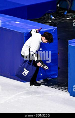 Shun SATO (JPN), during Team Event - Men Single Skating Free Skating ...