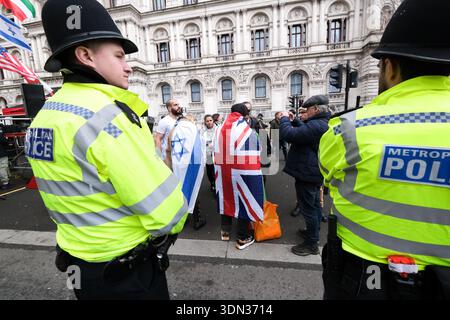 Whitehall, London, UK. 8th Feb 2026. Iranian protest against the ...