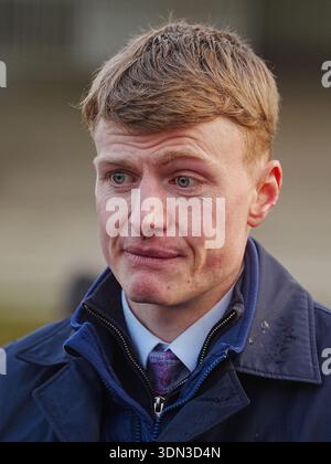 Trainer of Oscars Brother, Connor King, on day one of the 2026 ...