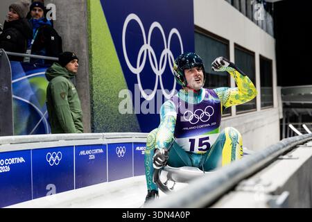 CORTINA, ITALY - FEBRUARY 8: Alexander Ferlazzo (Australia) during the ...