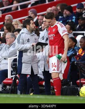 Nicolas Jover (Arsenal set-piece coach) at the Arsenal v Sporting Club ...