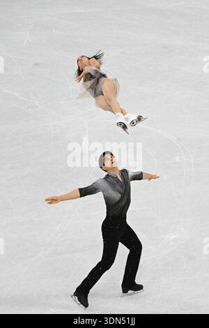 MIURA Riku / KIHARA Ryuichi (JAP) during Figure Skating, Olympic Winter ...