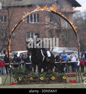 Bulgarian men ride their horses during celebrations marking the ...