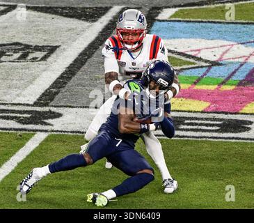 New England Patriots Carlton Davis III during an NFL football practice ...
