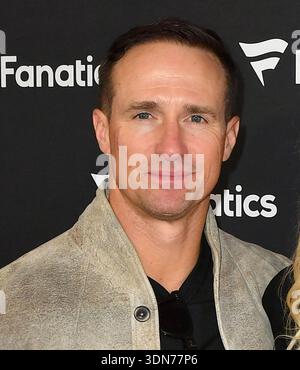 Drew Brees attends the 2026 Fanatics Super Bowl Party on February 07 ...