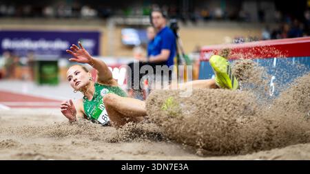 KARLSRUHE, GERMANY - FEBRUARY 8: Libby BUDER (GER) during the Womens ...