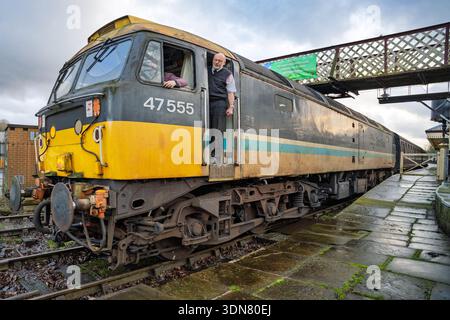 British Rail Class 47 diesel-electric locomotive number 47085 in the ...