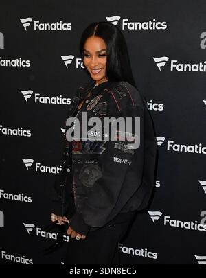 Ciara attends the 2026 Fanatics Super Bowl Party on February 07, 2026 ...