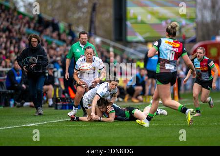London, United Kingdom. 8 Feb 2026. Ellie Kildunne of Harlequins ...