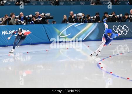 KIM Min-Sun (KOR) during Speed Skating, Olympic Winter Games Milano ...
